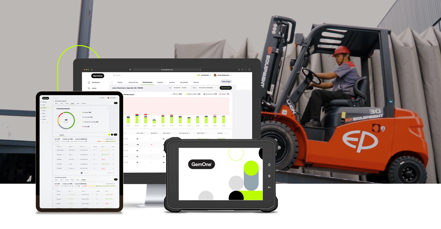 EP Telematics & GemOne Telematics Boosts Material Handling